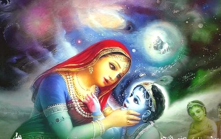 When Mata Yashodha Saw the Universe Within Krishna's Mouth