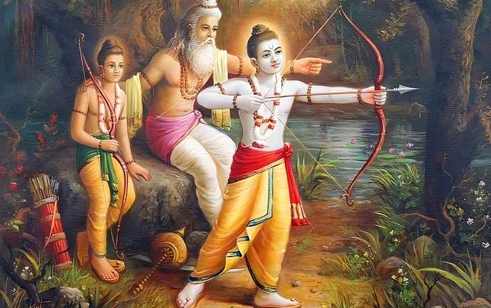 Lord Rama and the Cursed River