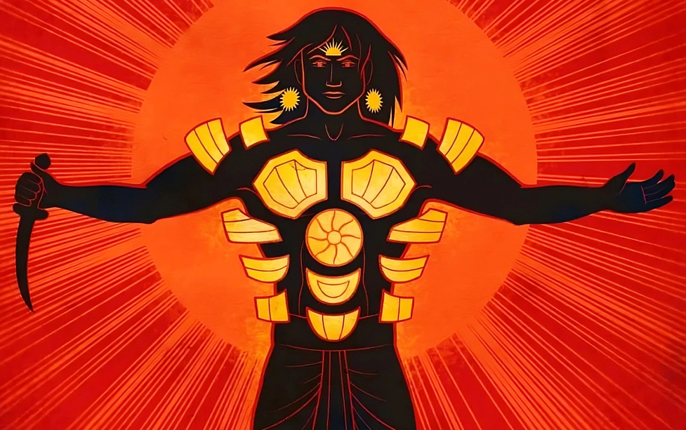 The Legend of Karna's Kavach and Kundal Hidden in a Cave